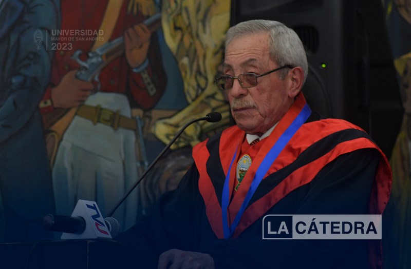 UMSA ENTREGA TÍTULO DE DOCTOR HONORIS CAUSA AL M.SC. DANILO PAZ ...