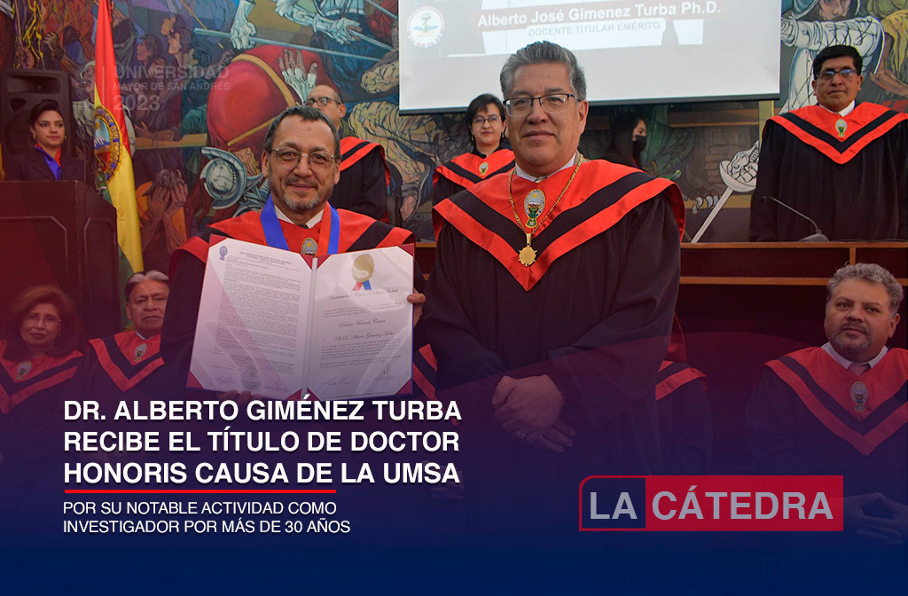 DR. ALBERTO GIMÉNEZ TURBA RECIBE EL TÍTULO DE DOCTOR HONORIS CAUSA DE ...